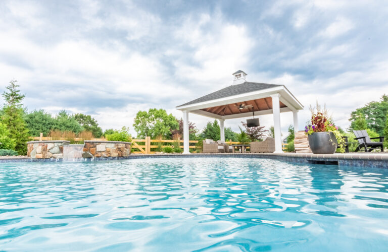 14x18 Caribbean Vinyl Pavilion | Lancaster County Backyard