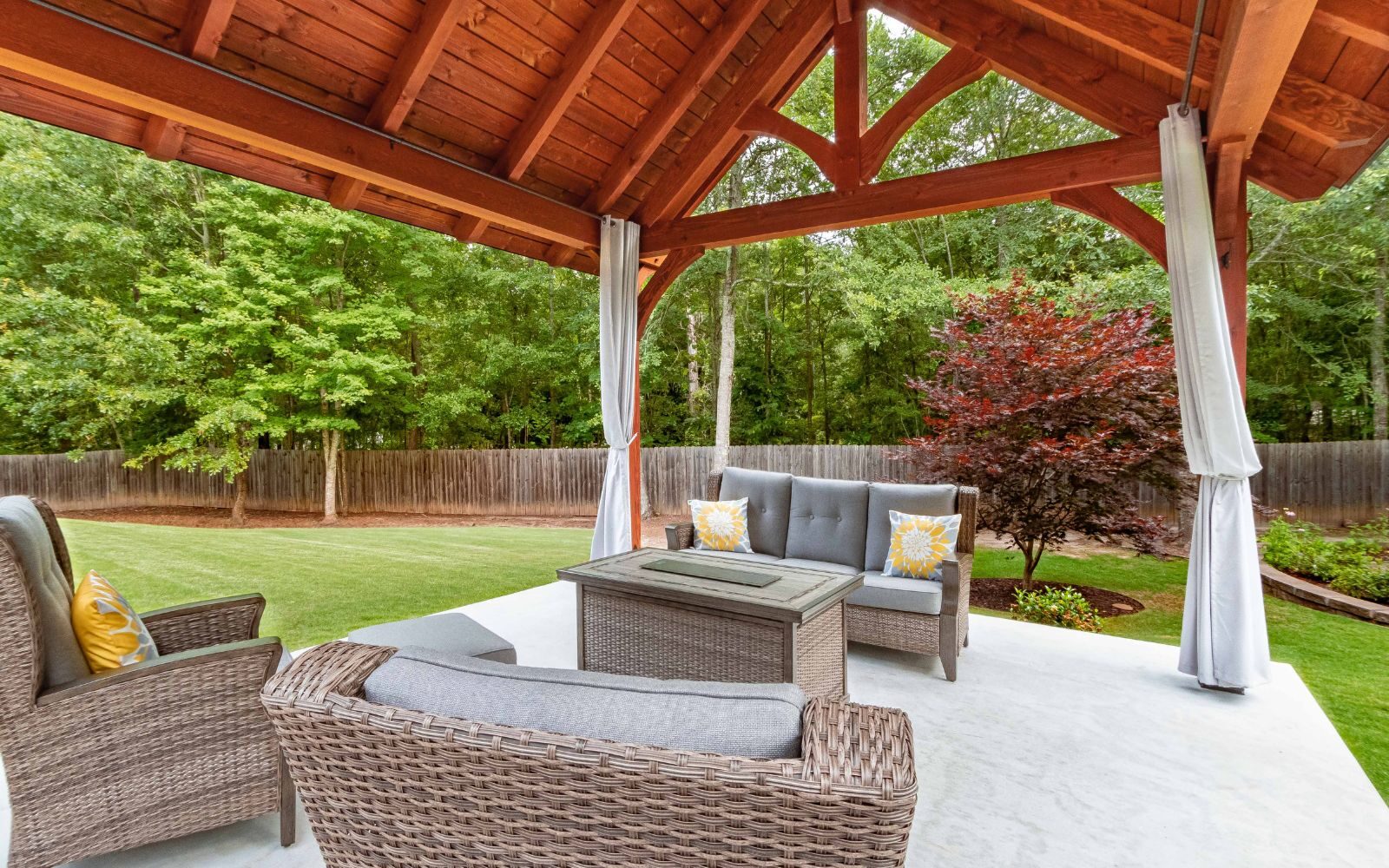 14x16 Kingston Pro Timber Frame Pavilion in Jefferson GA | LCB
