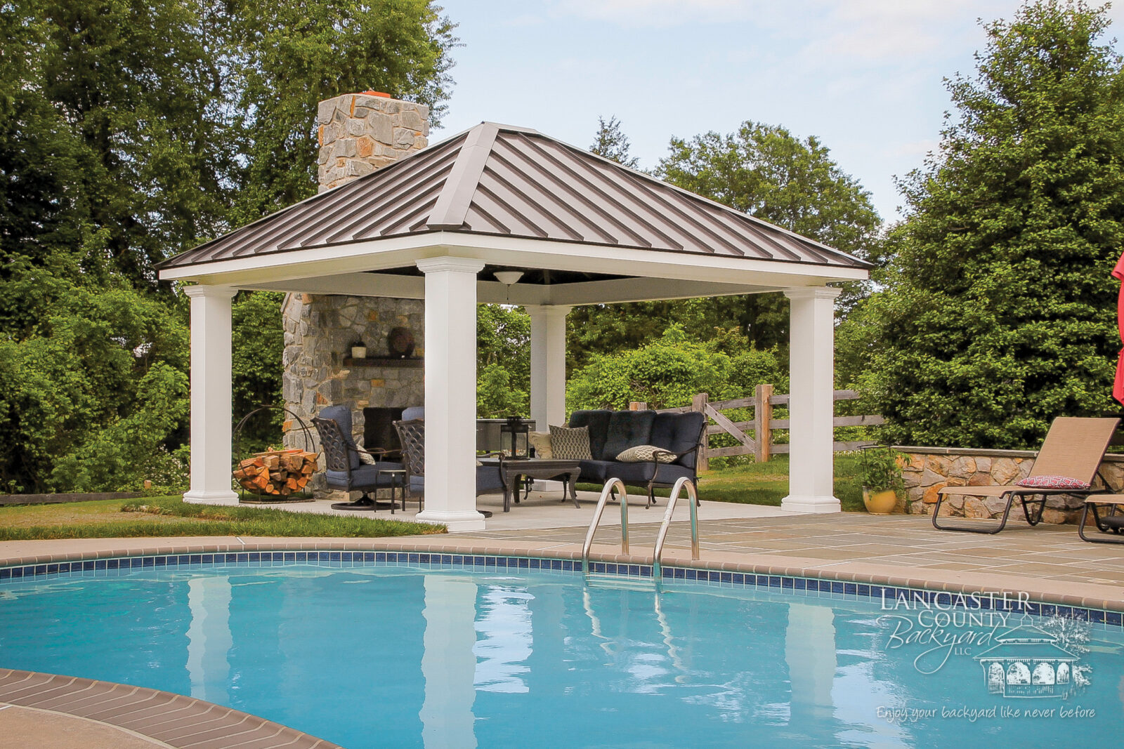 Beautiful Modern Vinyl Pavilions | Quality Amish Built Pavilions