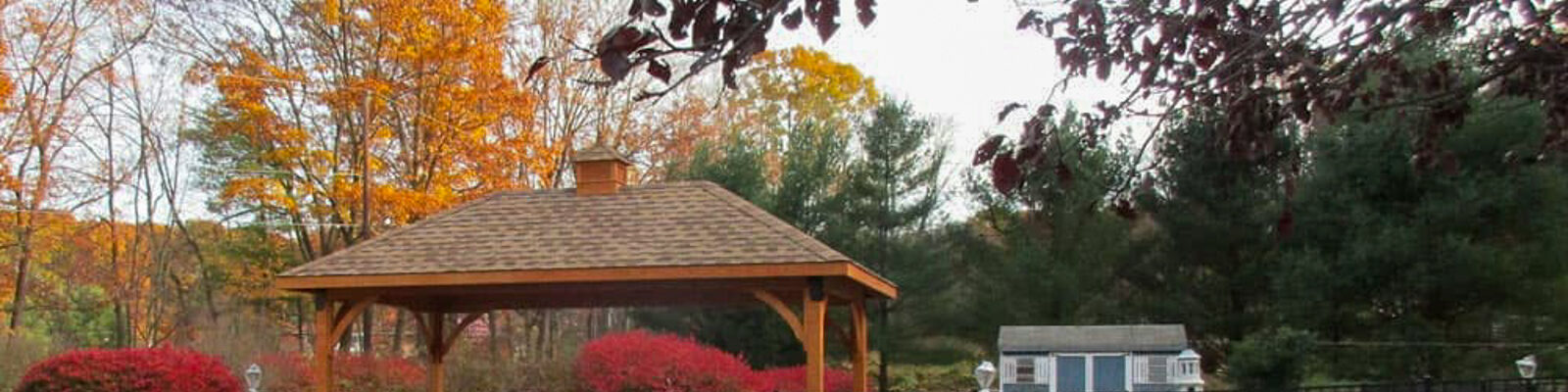 Stained Outdoor Pavilion in New Ringgold, PA